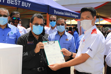 Majlis Pecah Tanah Pusat Pemprosesan Buah-Buahan FAMA dan Flag Off ...